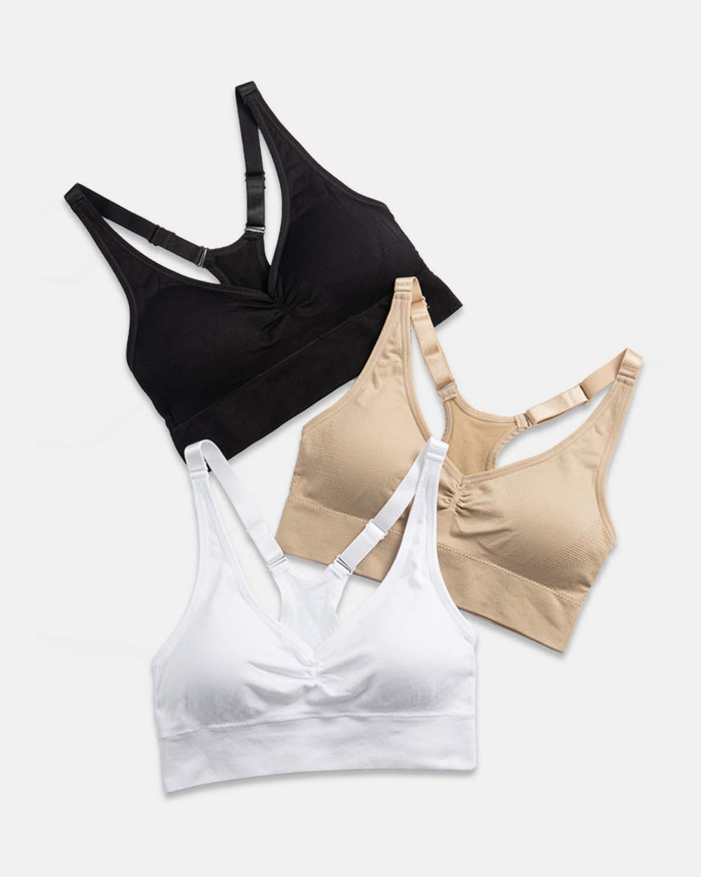 Coobie Fusion Racerback Yoga Bra 9093 (3 Pack)